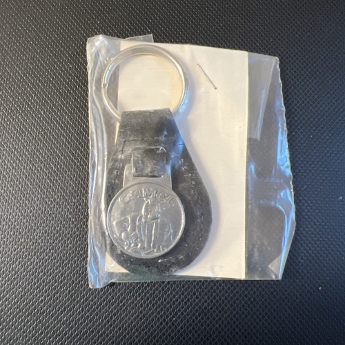 Camel Joe’s Black Leather Keychain “Hollywood Joe” Brass Coin NEW 1992 ...