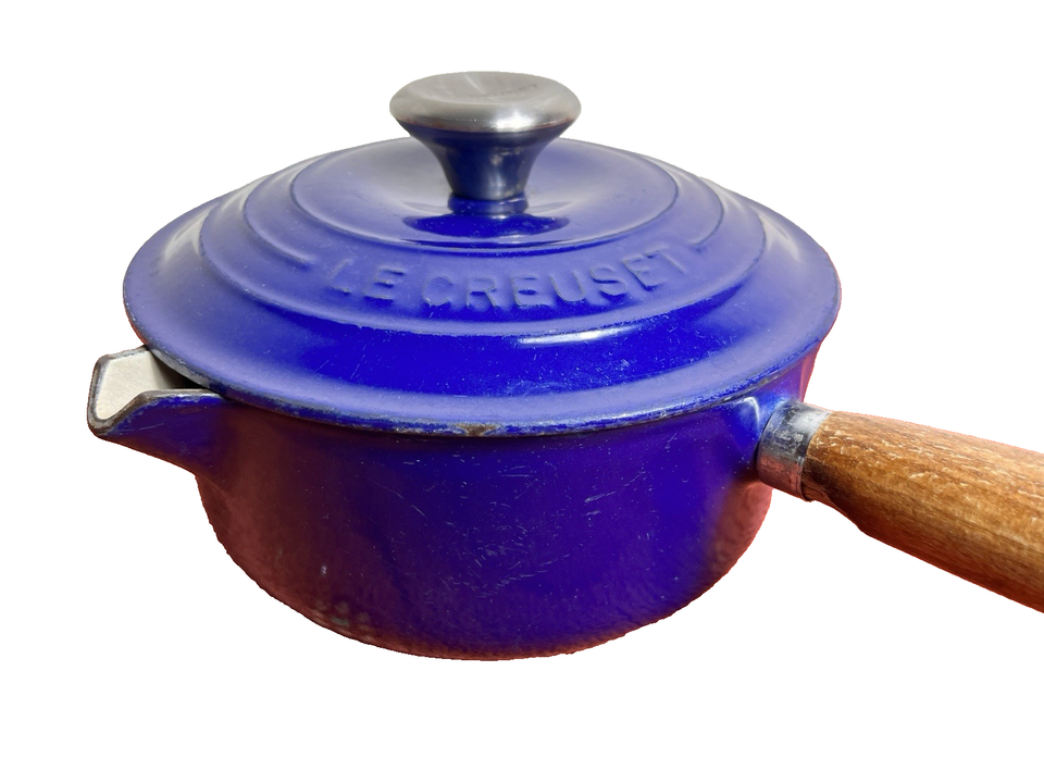 Le Creuset Cast Iron Saucepan 20cm / 18cm - Deep Blue | eBay UK