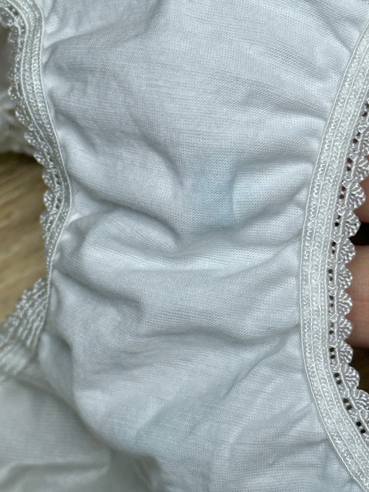 Vintage WACOAL Slippery White Nylon Panty Sheer Lace Bikini Hi Cut Brief Sz.5 | eBay