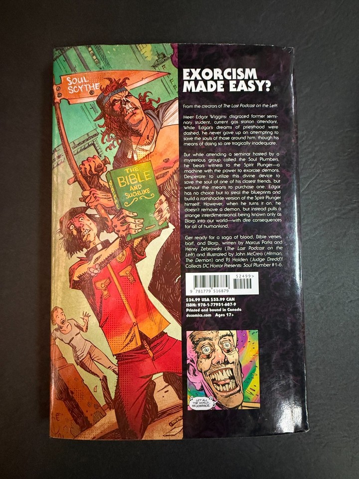 DC Horror Present: Soul Plumber Hardcover DC Comics 2022 | eBay