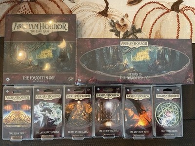 Arkham Horror LCG Forgotten Age Complete w/ Return to Box - New Sealed ...