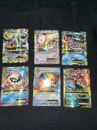 Pokemon Six Mega Ex Lot - LP To NM - Read Description! | eBay