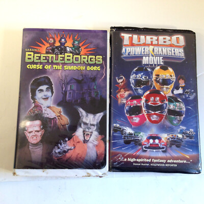 Vintage Saban Turbo Power Ranger Movie BeetleBorgs Curse of the Shadow ...