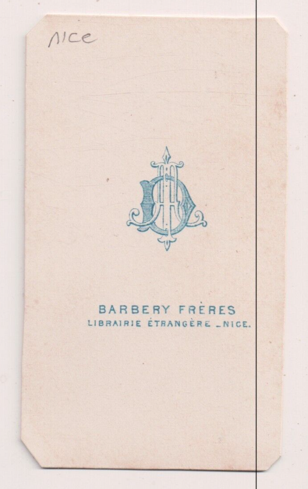 Vintage CDV panoramic View of Nice France Photo by Barbery Freres Nice ...