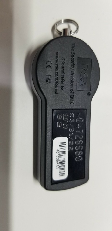 Set with 6 pieces Rsa Secure Id Token Sid700 G2 Exp 31-05-2022 | eBay