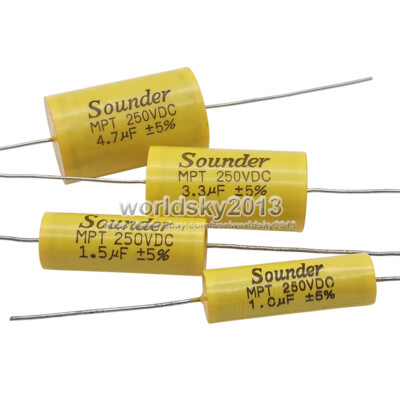 1pcs For Sounder 1.0V 1.0-4.7uF Speaker Divider Crossover Non-Polarity ...