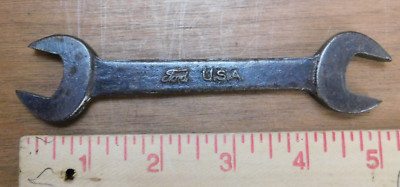 Vintage FORD Script 9/16" x 5/8" Open End M Wrench XLNT Model T A | eBay