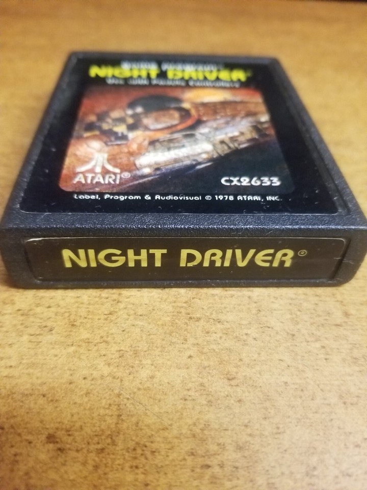 Night Driver (Atari 2600, 1978)(TESTED) | eBay