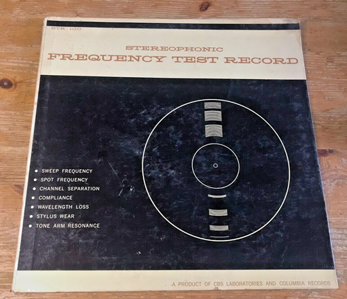 1962 Record CBS Laboratories Columbia Stereophonic Frequency Test ...