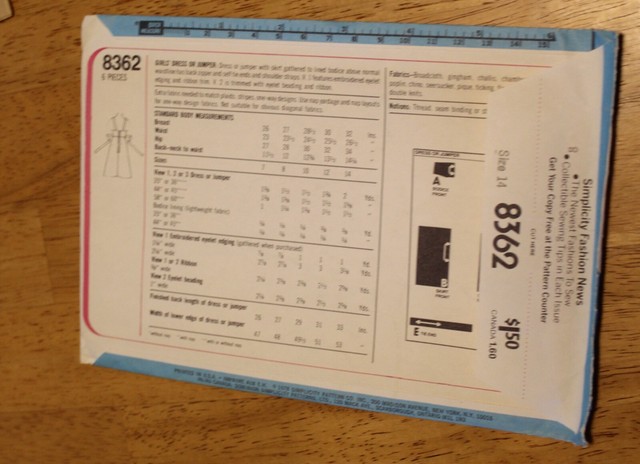 Simplicity 8362 Lace Dress or Blouse & Skirt in 2 Lengths Pattern Size ...