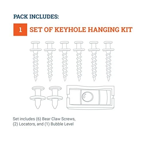 Keyhole Hangers 100 Lb