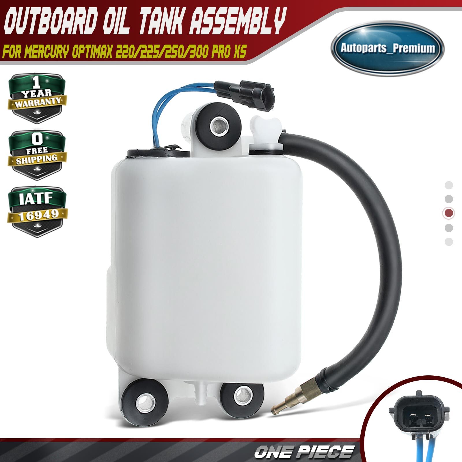 Outboard Oil Tank Assembly for Mercury Optimax 220 225 250 300 1200 ...