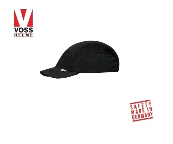 VOSS Anstoßkappe VOSS-Cap modern style 52-63 cm schwarz Mikrofaser ...