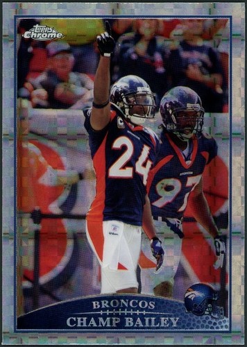 2009 Topps Chrome Champ Bailey Xfractor Card #TC11 | eBay