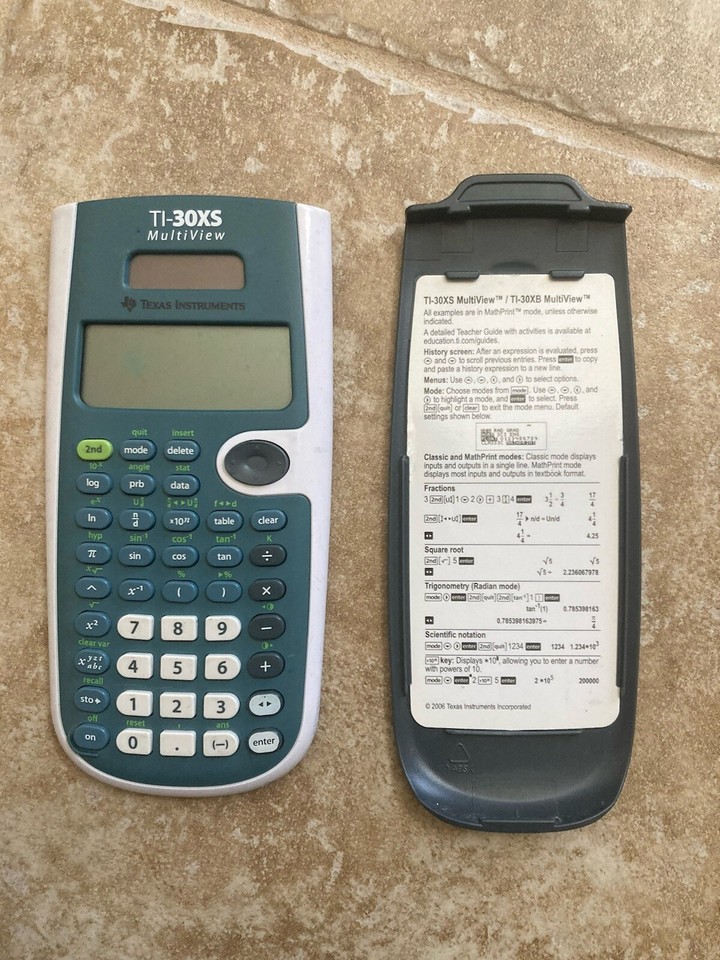 Texas Instruments TI-30XS MultiView Scientific Calculator - Blue | eBay