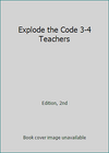 Explode the Code 3-4 Teachers by Edition, 2nd | eBay