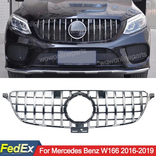 GT R Front Grille For Mercedes W166 GLE400 GLE500 GLE43 2016-2019 ...