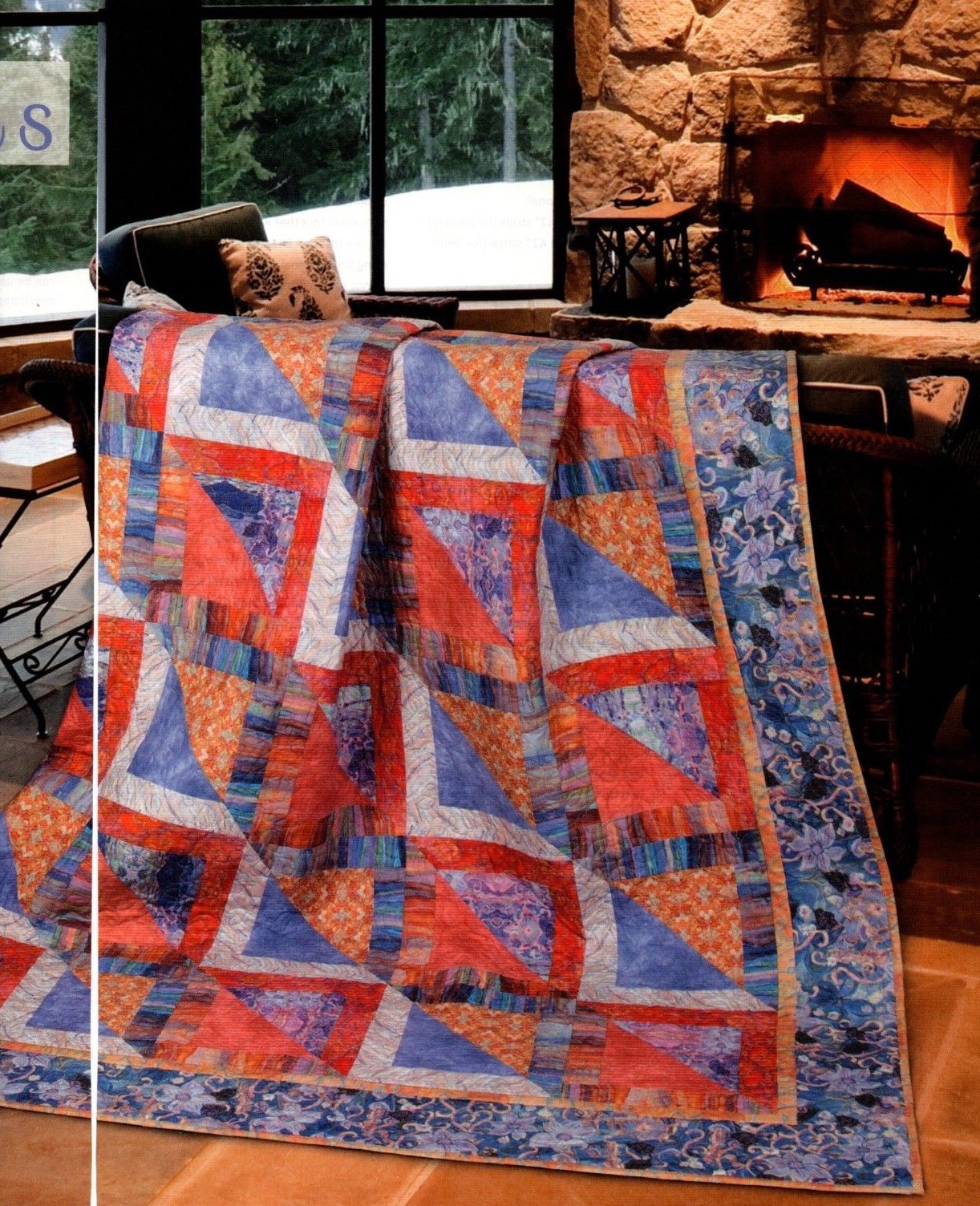 Triangulations Quilt Pattern Pieced TL | eBay