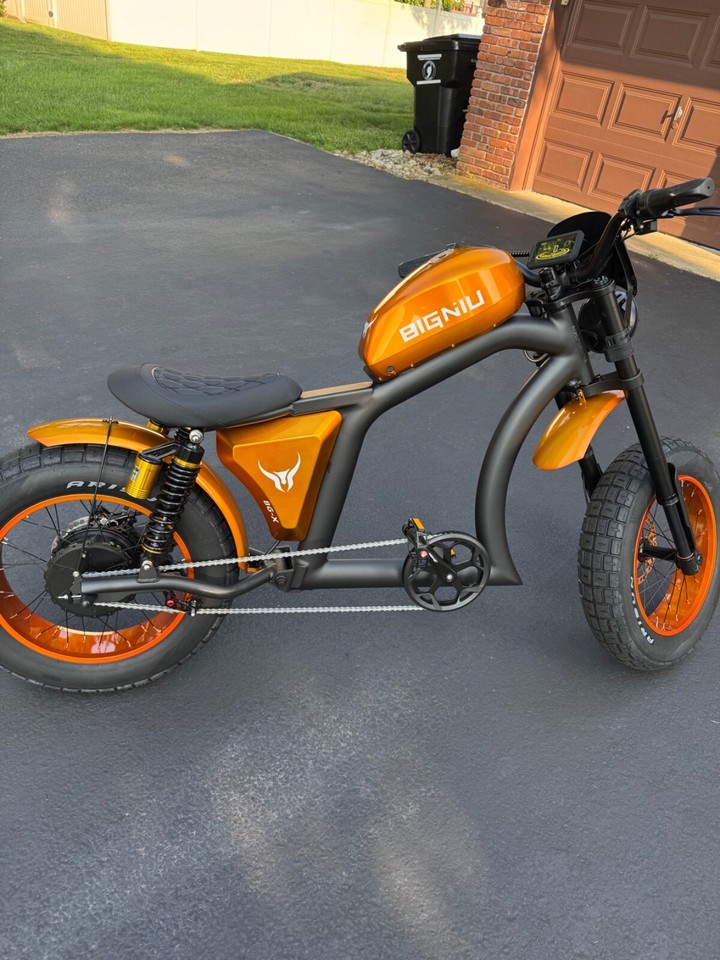 BIGNIU BG-X Electric Bike Chopper | eBay