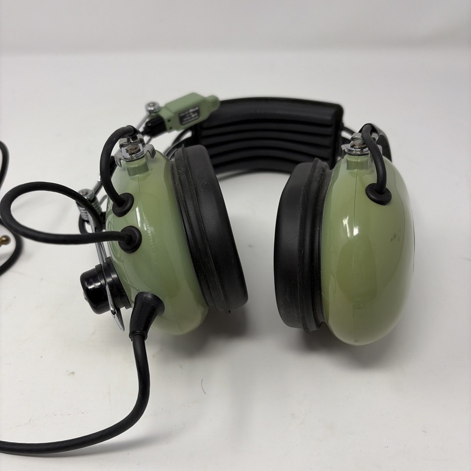 David Clark Aviation H10-40 Aviation Headset with Dual Plugs Tested w ...