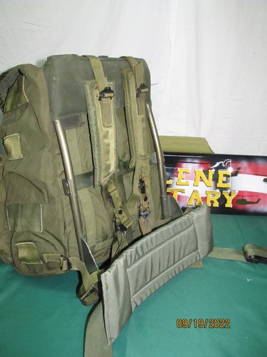Large Alice Pack with Frame Military Issue Strap Kidney Pad Wet Weather ...