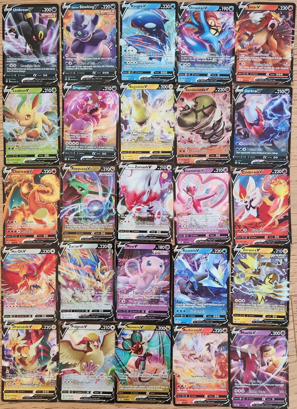 100 Pokemon Cards Bulk 1x EX/V/Vmax/Star 20 Rare/Reverse/Holo Scarlet ...
