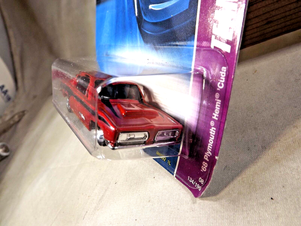 2008 Hot Wheels #134 Team: Muscle Mania 2/4 '68 PLYMOUTH HEMI CUDA ...