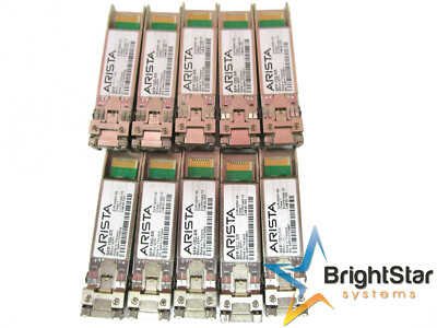 Lot of 10 Arista SFP-10G-SR 10GB Base SFP Optics | eBay Australia