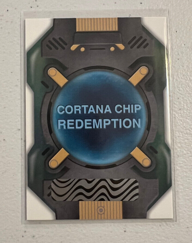 2023 Upper Deck Halo Legacy Collection Cortana Chip Redemption Card ...