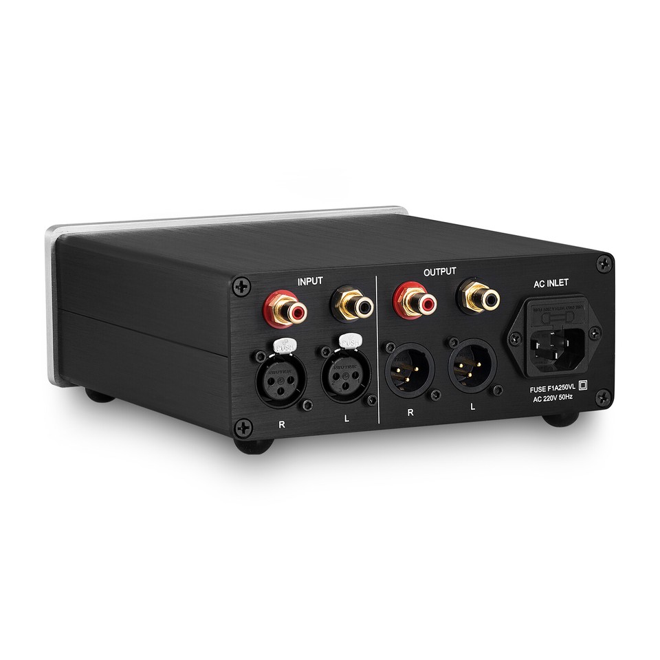 HiFi Stereo Audio Preamp XLR Balanced / RCA Single-ened Switcher Box ...