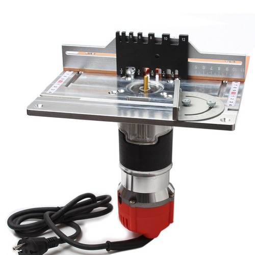 Router Table Insert Plate Aluminum Electric Wood Milling Flip Board ...