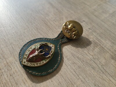 Old enameled brooche saint hubertus | eBay