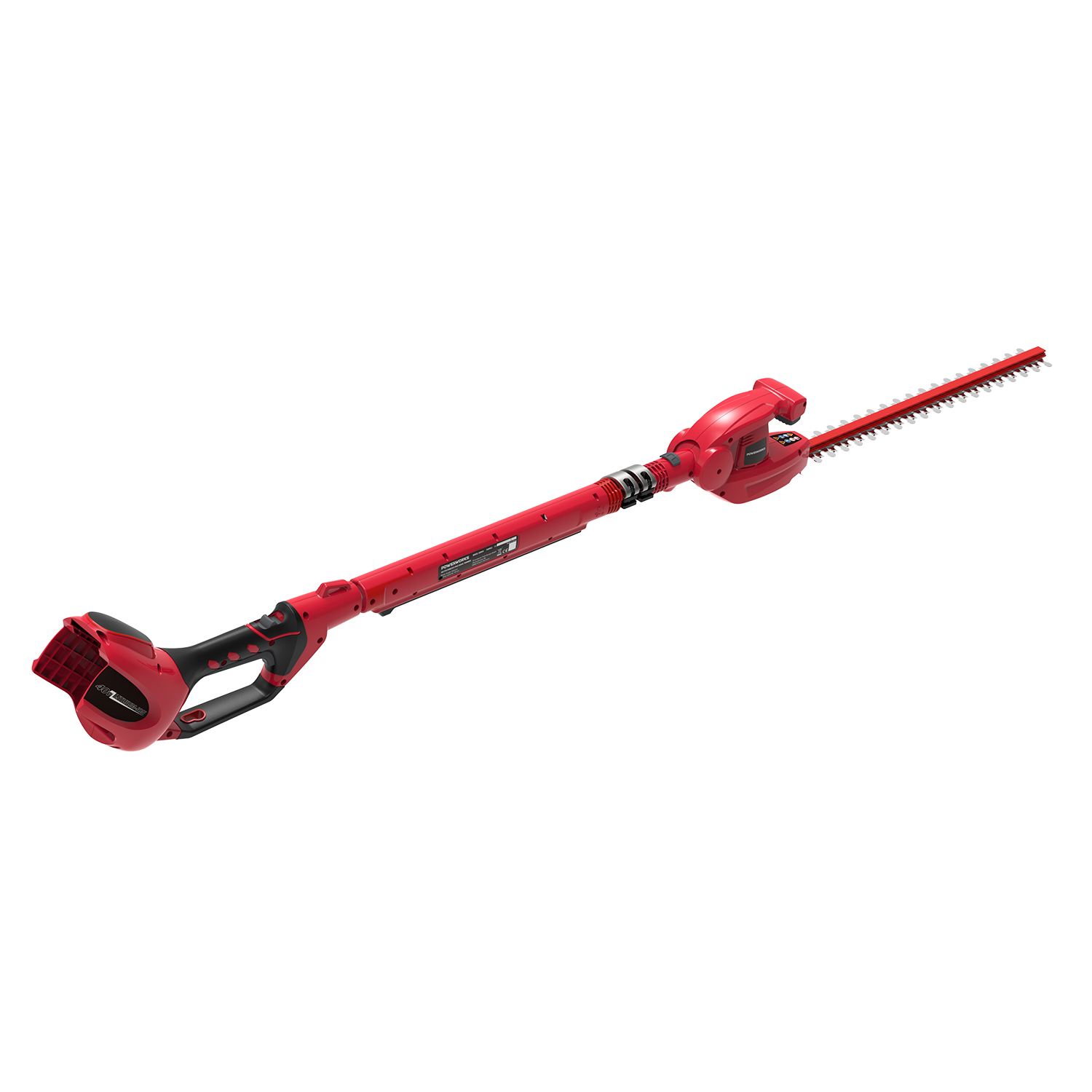 Hedge Cutter Trimmer Cordless Powerworks Long Reach Pole 40V Greenworks ...