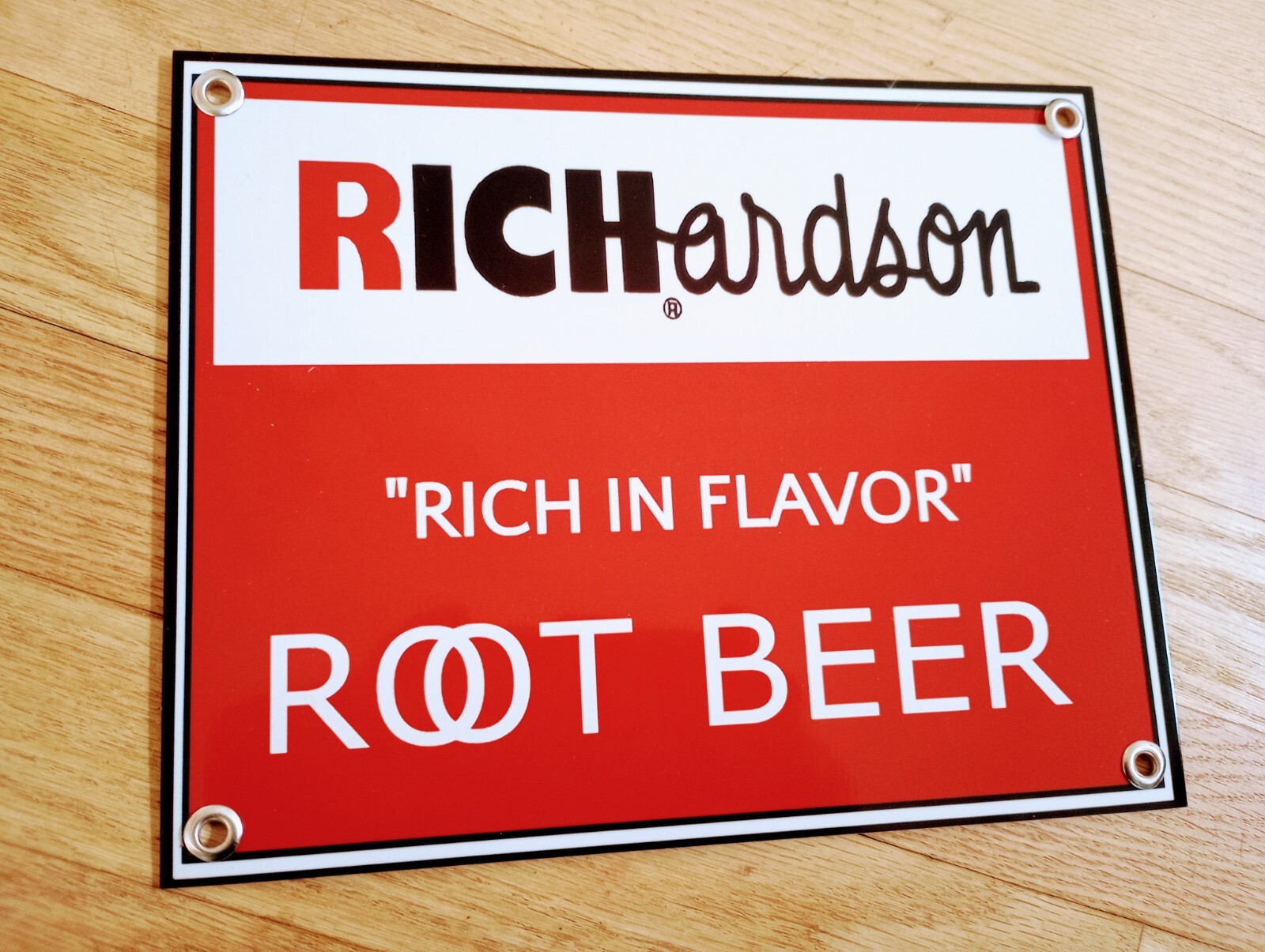 Richardson Root Beer soda pop beverage Sign .. FREE shipping on any 8 ...
