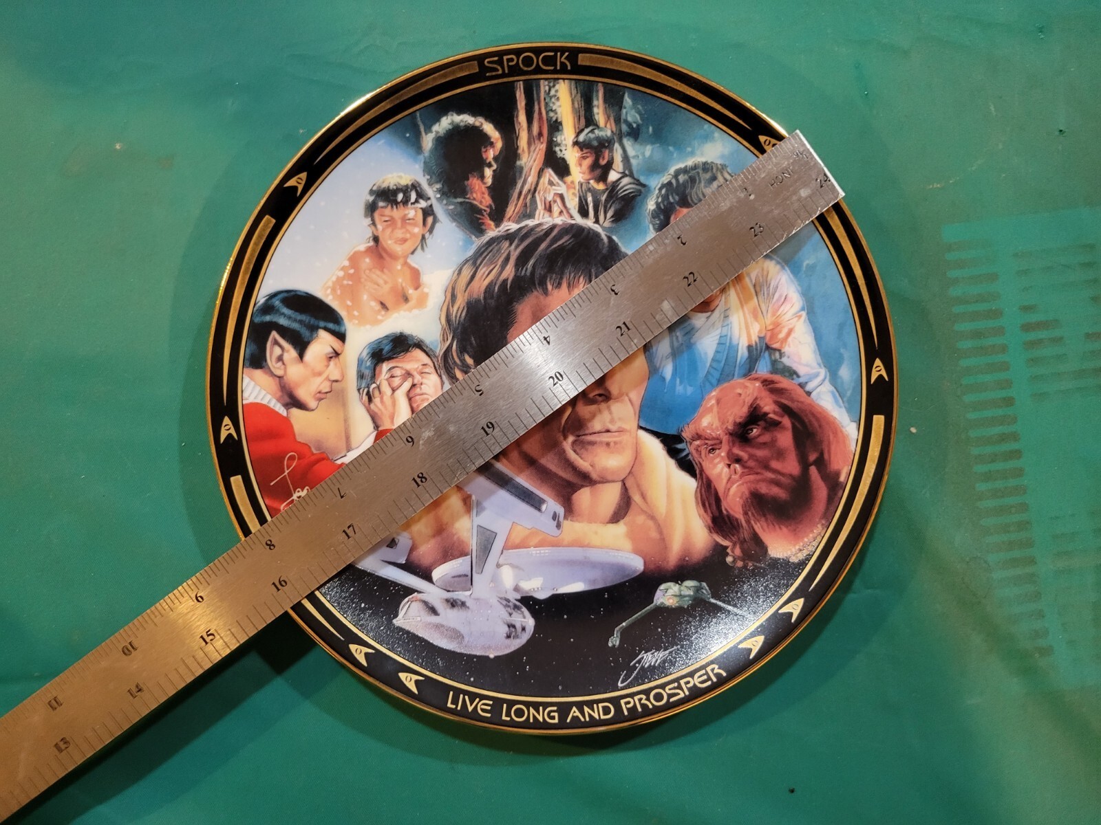 RARE STAR TREK LIFE OF SPOCK - SPOCK REBORN 8" PLATE | eBay
