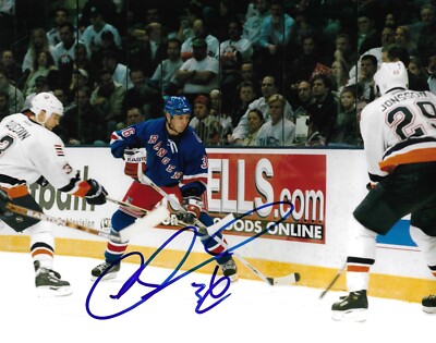 Matthew Barnaby Signed Autograph New York Rangers 8x10 NY | eBay