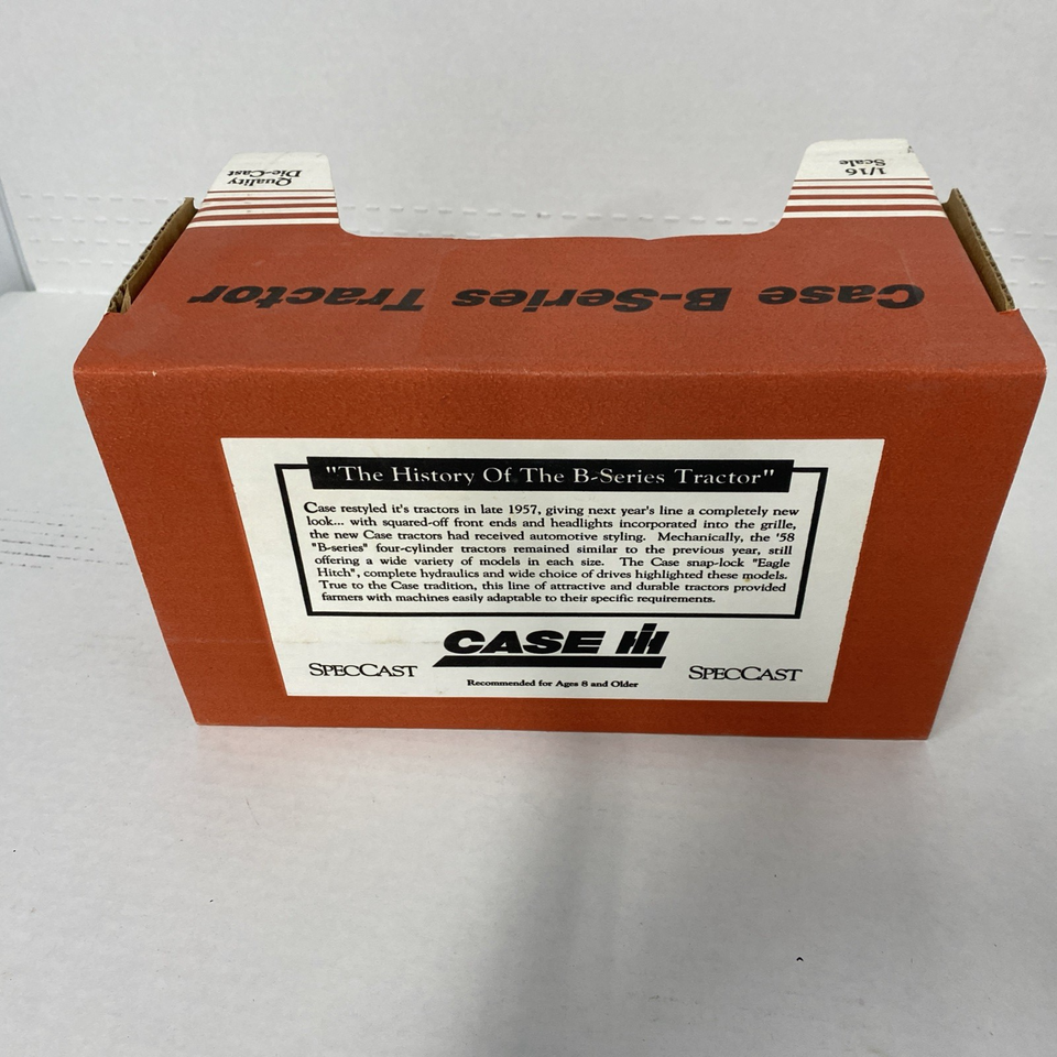 1/16 SpecCast Farm Toy Case 200 B-Series Tractor Perry Co NEW IN BOX ...