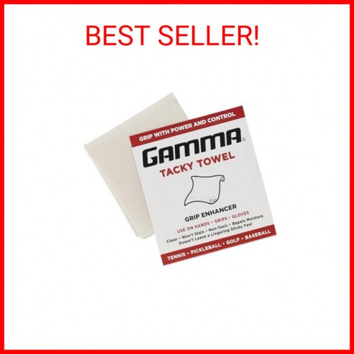 Gamma Tacky Towel Grip Traction Enhancer - Ideal for Tennis, Golf ...