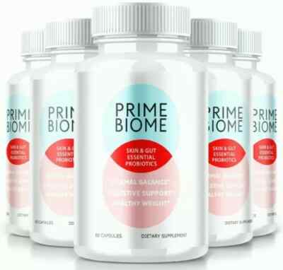 (5 Pack) - Prime Biome pills- PrimeBiome Gut and Skin Health Support | eBay