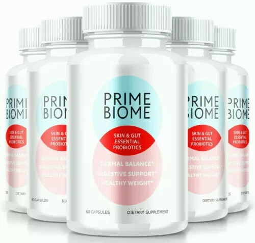 (5 Pack) - Prime Biome pills- PrimeBiome Gut and Skin Health Support | eBay
