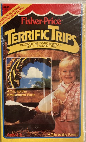 Terrific Trips VHS a Trip to The Farm Amusement Park Fisher Vintage ...