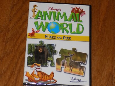 Disney's Animal World BEARS and DEER Animals Nature Educational DVD NEW ...