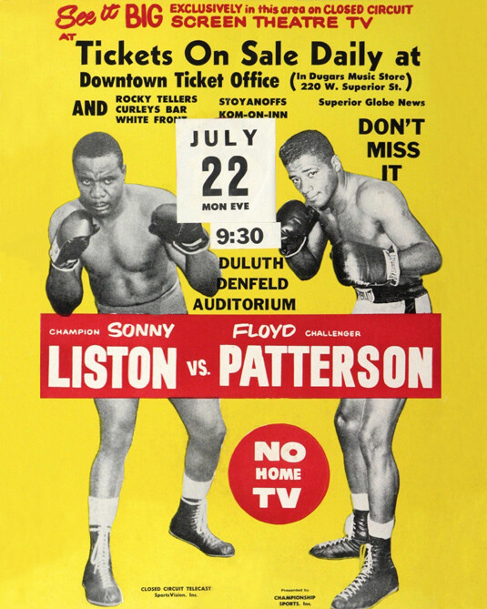 Liston Beats Patterson 1962