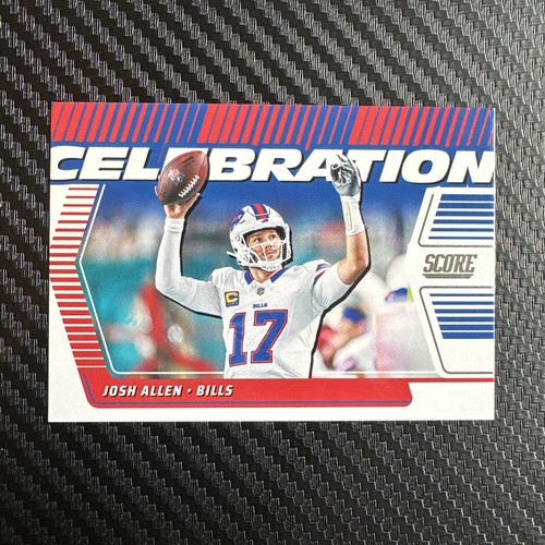 2025 Score Panini Josh Allen Celebration Insert #C-JAL Buffalo Bills ...