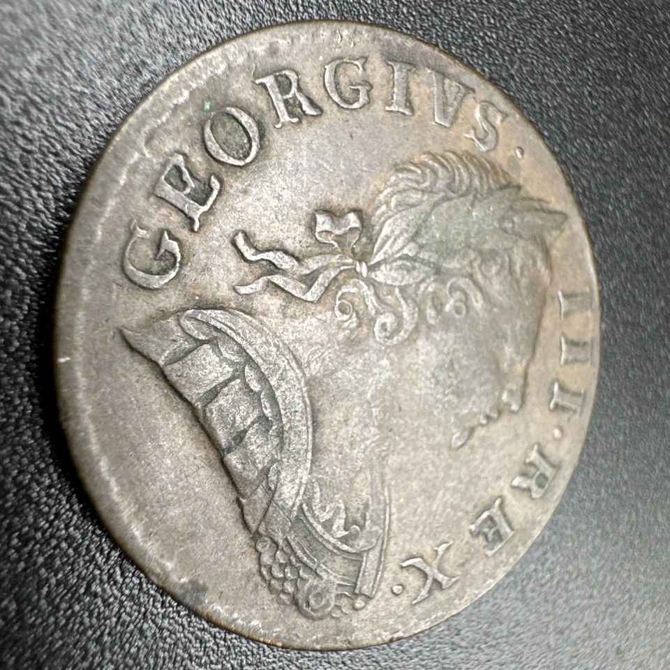 1771 Great Britian Half Penny / Very Nice Coin / Great Detail #3670D | eBay