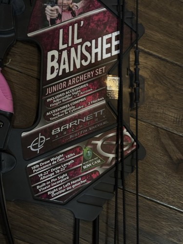 Barnett Archery Pink Lil' Banshee Junior Archer bow Hunting season is ...