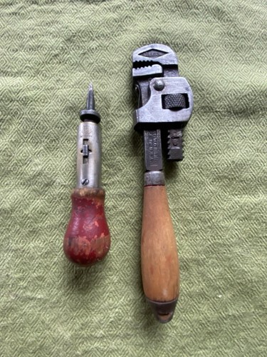 Vintage USA & German Made Wood-Handled Tools | eBay