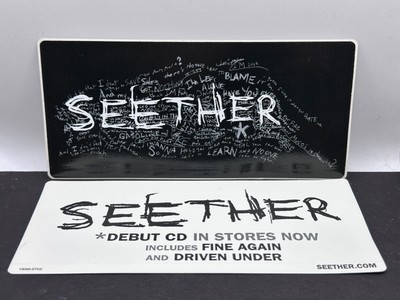 2 Seether Disclaimer Promo Bumper Sticker Original Promotional 2002 ...