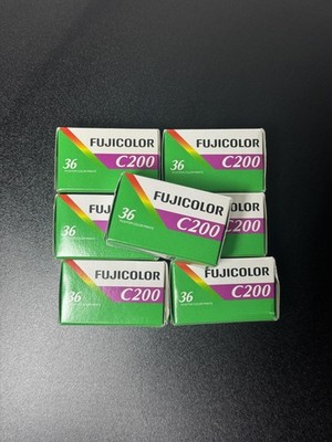 Fujifilm Fujicolor C200 35mm Color Film 200 ISO 36 Exp Lot Of 7 Expired ...
