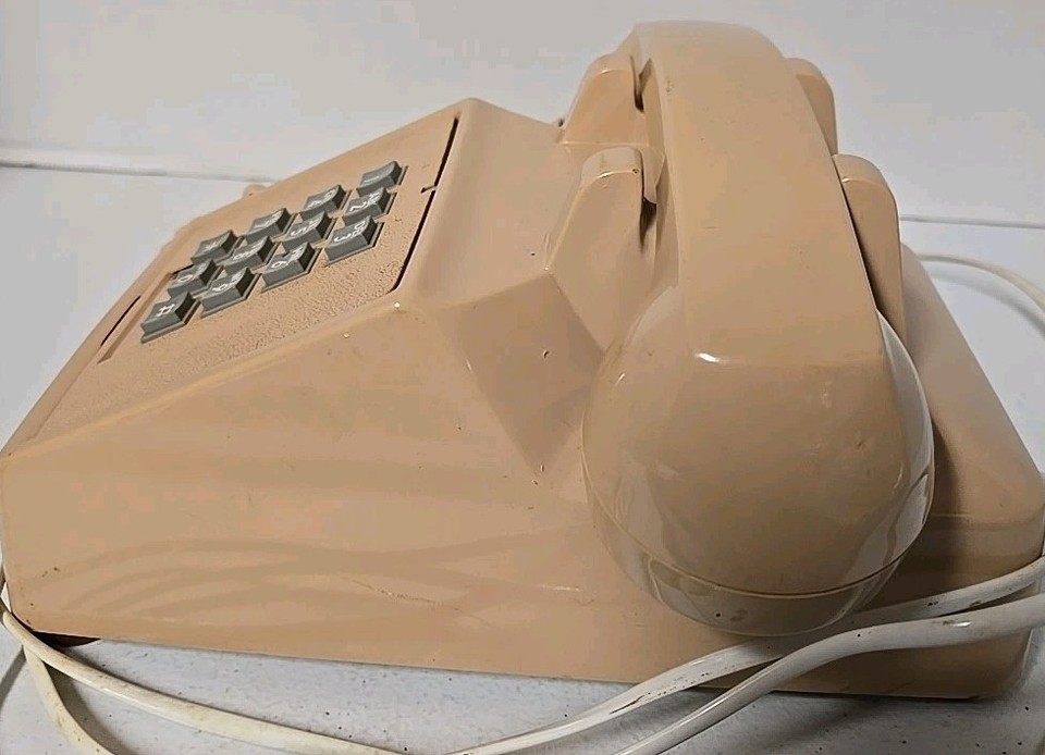 Vintage GTE Touch Tone Push Button Telephone Desk Phone Untested 1989 ...